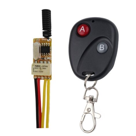 Mini Remote Switch 433MHZ 4.2V 4.5V 5V 6V 7.4V 9V 12V Small Relay ...
