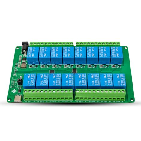 16 Channel USB Relay Module ESP32 Development Board Computer Serial ...