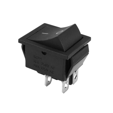 AC 250V 16A 4 Pin ON/OFF I/O 2 Position DPST Snap in Boat Rocker Switch ...