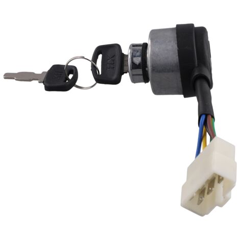 6-Wire Ignition Key Lock Switch for 2-5KW Gasoline Generators ...