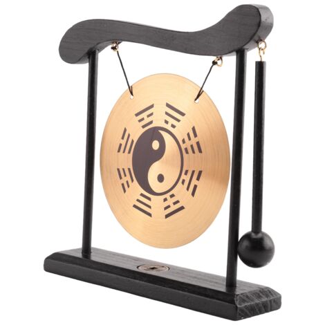 Desktop Gong - Feng Shui Brass Ornament,Eight Diagrams