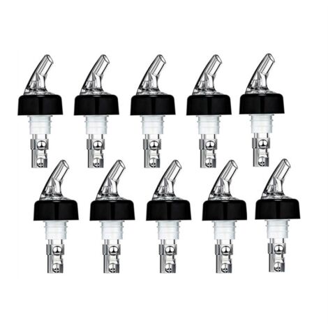 10Pcs Automatic Measured Bottle Pourer, Spout Pourer with Tail and ...