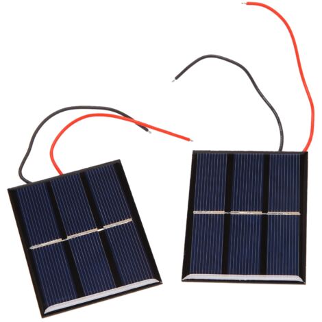 2 pcs 1.5V 400mA 80x60mm Micro-Mini Power Solar Cells For Panels - DIY ...