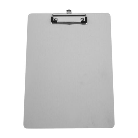 Metal Clipboard Folder A4 Stainless Steel Clip Board Bill Storage ...