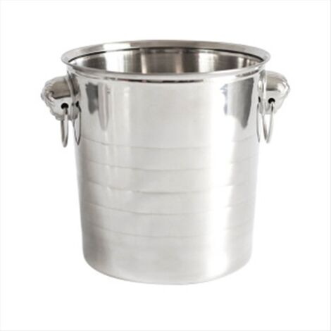 Stainless Steel Ice Punch Bucket Wine Beer Cooler Champagne Portable ...