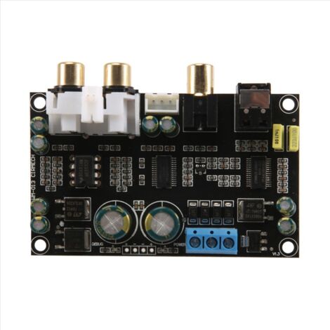 CS8416 CS4398 Digital Interface Decoder Board 24Bit 192K SPDIF Coaxial Optical Fiber To AUX for Ampl