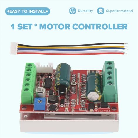 DC 6-60V 400W BLDC Three Phase Brushless Motor Controller PWM Hall ...