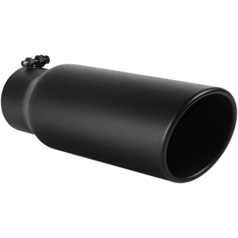 3 Inch Black Exhaust Tip, Inside Diameter Tailpipe Tip for Truck, x 4 ...