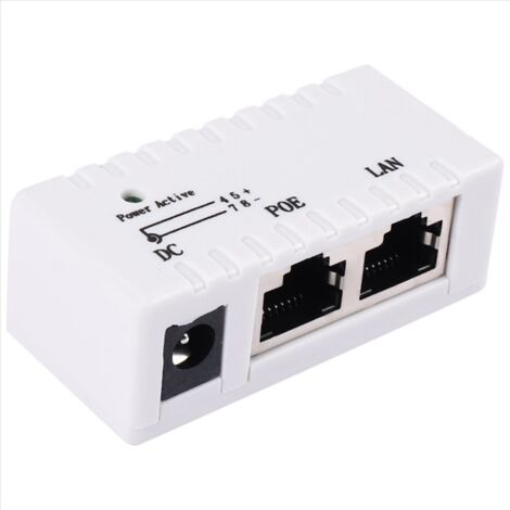 Poe Splitter Injector Rj45 Dc 5.5Mm x 2.1Mm Input Passive Adapter ...