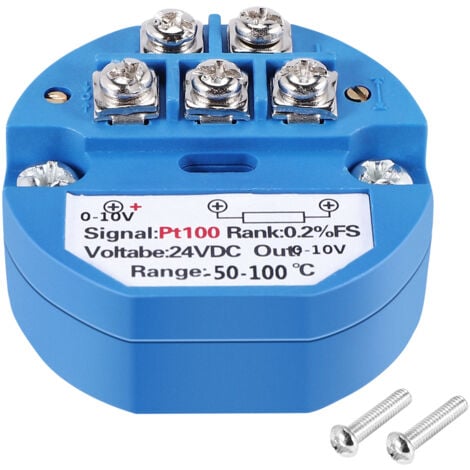 RTD PT100 Temperatur Messumformer DC24V Minus 50100 Grad Ausgang 0-10V