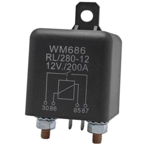 Batterietrennrelais 12V 4-Pin WM686 Startrelais Auto ein / AUS-Schalter ...