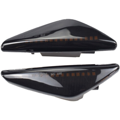 2 StüCk GeräUchertes Auto Dynamische LED Seiten Markierung Leuchte ...