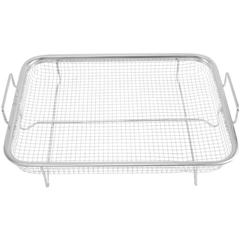 1 StüCk HeißLuftfritteusen-Korb für Ofen, Edelstahl-Grillkorb, Antihaft ...