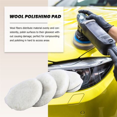 10 Stücke 125 Mm Auto Polier Scheibe 5 Polnischen Waxing Pads Polierer ...