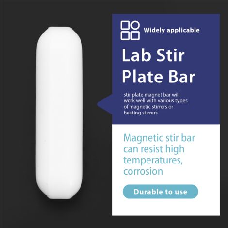 16 StüCke PTFE MagnetrüHrer Mischer RüHrstab MagnetrüHrplatte Stab ...