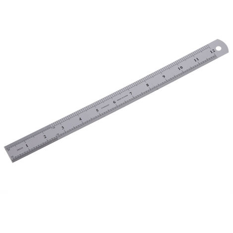 Edelstahl Lineal metrische Funktion 30cm 12