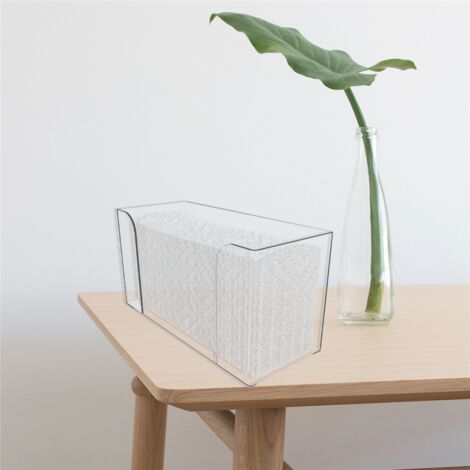 2 STÜCKE Aufsatz-Papierhandtuchspender, Transparenter GäStehandtuch ...