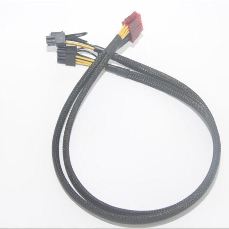 12Pin zu Dual PCI-E 8Pin (6 + 2Pin) Power Kabel für Modular PSU