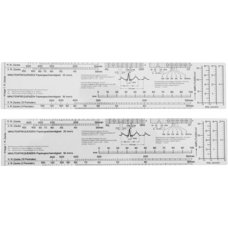 Essential EKG Lineal PocketAutod im Englisch