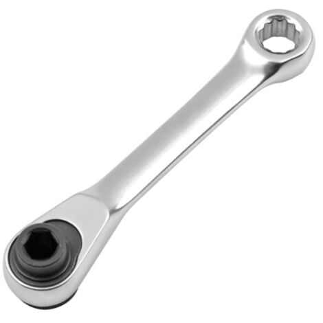 Mini 1/4 Doppelseitiger SchnellsteckschlüSsel RatschenschlüSsel Stange ...