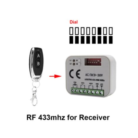 Mehrfrequenzempfänger RX-MULTI 300-900 MHz Steuerschalter für Drahtlose ...