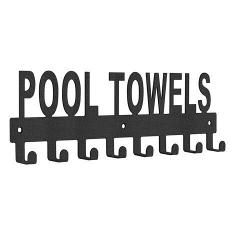 Pool-Handtuchhalter für Den AußEnbereich, Wandhalterung, Handtuchhalter ...
