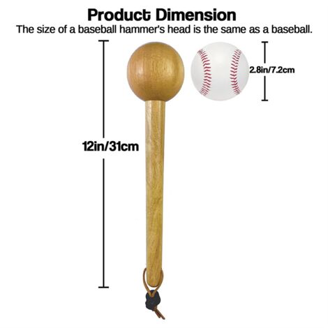 Baseball-Hammer, Baseball-Softball-Handschuhhammer, Einteiliger Hammer ...