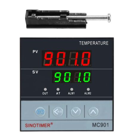 MC901 Digitaler Wasserdichter PID Temperatur Regler K Typ PT100 Sensor Eingang Relais SSR Ausgang