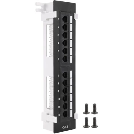Netzwerk-Tool-Kit 12 Port Cat6 Patch Panel Rj45 Networking ...