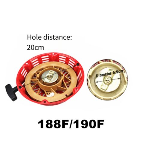 Universal 188F/190F Rasenmäher Pull Disk Runde Generatoren Motor Teile