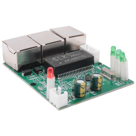 Fast Switch Mini 3-Port Ethernet 10/100 Mbit/s Netzwerk-Hub-Pcb ...