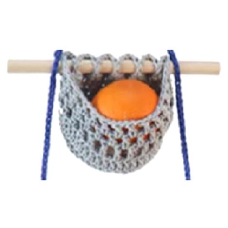 Wand-Obstkorb, geflochtene Hängekörbe für die Küche, Obst- und ...