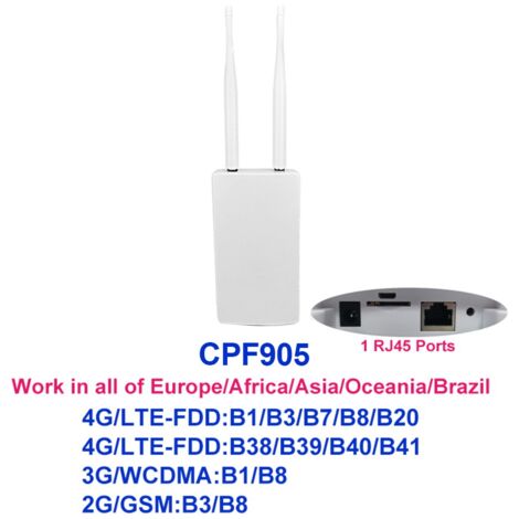 4G LTE Wireless AP Wifi Router Hotspots CAT4 Outdoor LAN WAN SMA ...