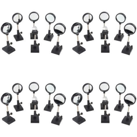 4X Experimentelles Set für Physikalische Optik Konvex Linse Konkav ...