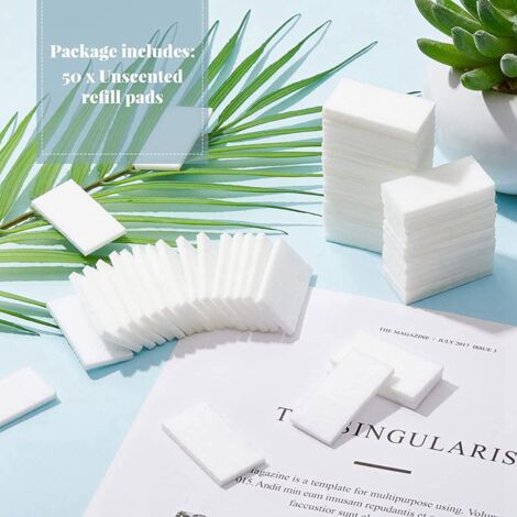 100 Stück Unscented Refills Aromatherapy Pads Arom Oil Pads Elektrische ...