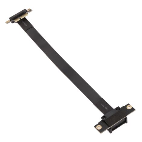 PCIE X1 Riser-Kabel Dual 90 Grad rechtwinklig PCIe 3.0 zur Verlängerung ...
