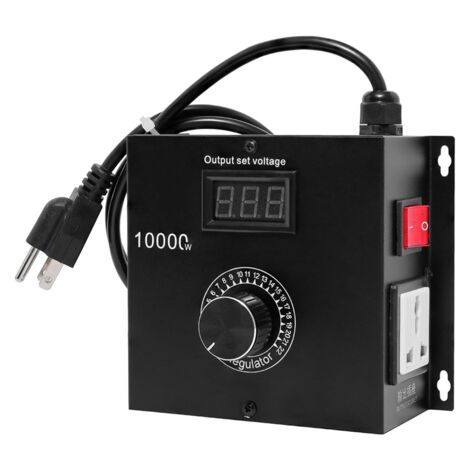 10000 W SCR AC-Drehzahlregler, Lüfter und Motor, US-Stecker