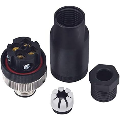 M12 4-poliger Stecker und Buchse für die Luftfahrt, 12 mm industrieller ...