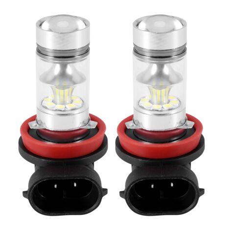 2X H8 H11 H16 6000K Weiß 100W High Power LED Nebel Licht Fahren Birne DRL