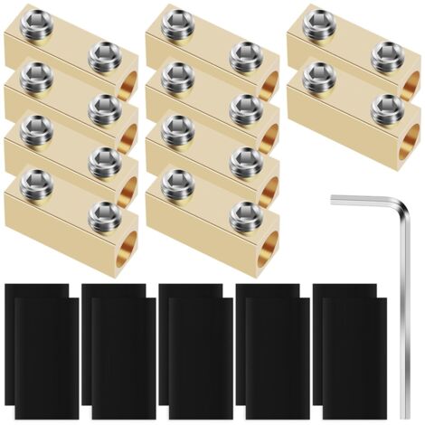 10Pcs Draht Stecker Mutter Kit 60A Kupfer Spleißen Verdrahtung ...