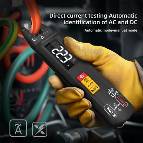 U0 Digital Clamp Meter Gabel DC AC 100A Smart Amperemeter Zange TRMS