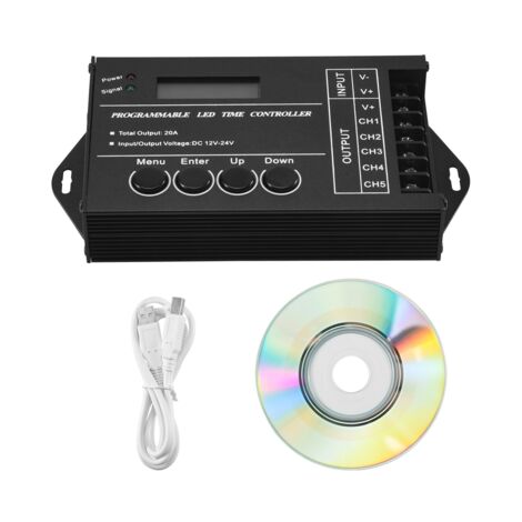 Tc420 Zeit Programmierbare Rgb-Led Controller Dc12V-24V 5 Kanal Led ...