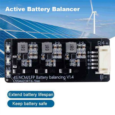 4S Active Balancer Board 1.2A Lifepo4 Li-Ion Lithium Battery Energy Transfer Equalizer Module ...
