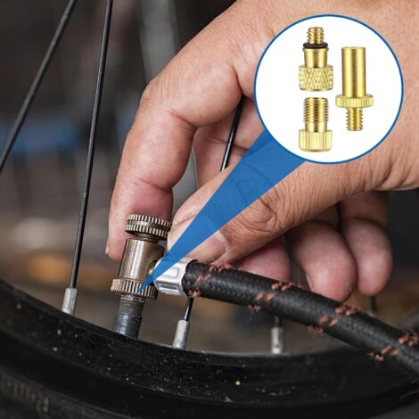 Fahrradventil-Adapter-Set, 25-Teiliger Ventiladapter, Ventiladapter für ...