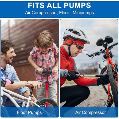 Fahrradventil-Adapter-Set, 25-Teiliger Ventiladapter, Ventiladapter für ...