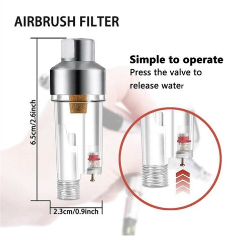 Airbrush Tool Inline-Luftfilter und ÖL-Wasserabscheider mit 1/8 ...