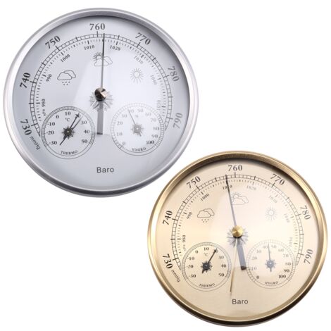 STÜCKE Wander Cloudly Barometer mit Thermometer-Hygrometer, 3-in-1 ...