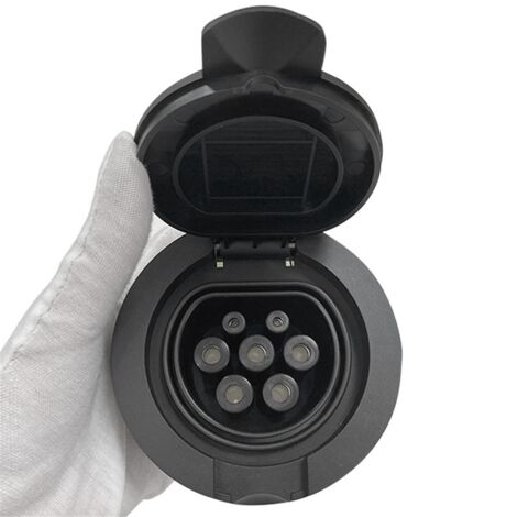 EV-Ladesteckdose Typ 2, Stecker, 4-Punkt, fest, europäischer Standard ...