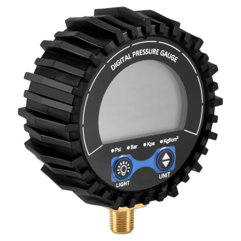 Reifendruckprüfer Digital Tester Display Luftmanometer Schnellkupplung ...