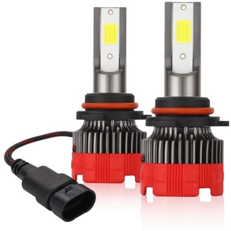 9006 LED-Scheinwerferlampen, 6000 K, HB4, Fern-/Abblendlicht, 55 W ...